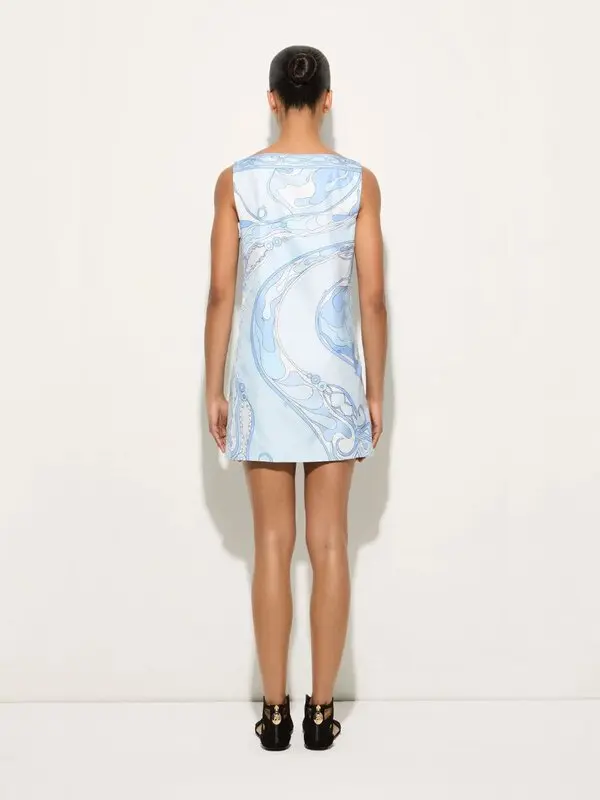 Emilio Pucci Pale Orchidee Silk Mini Dress