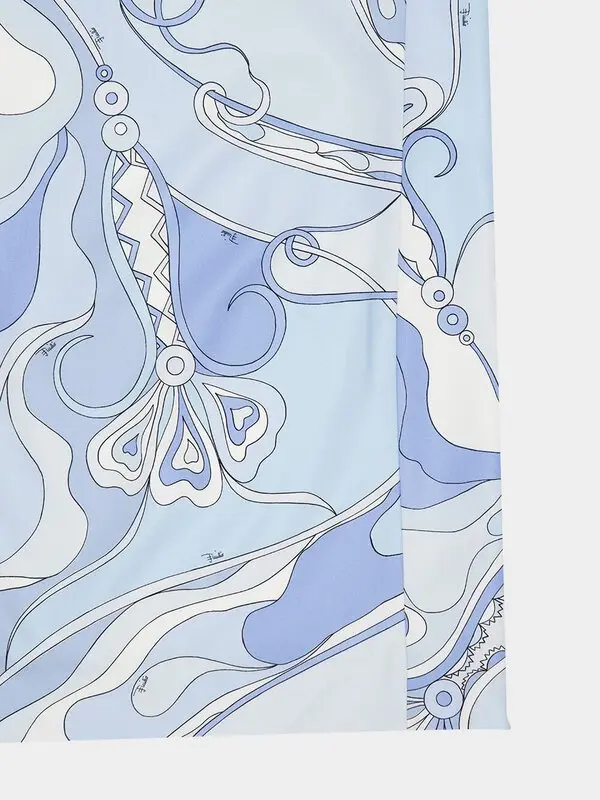Emilio Pucci Pale Orchidee Silk Mini Dress