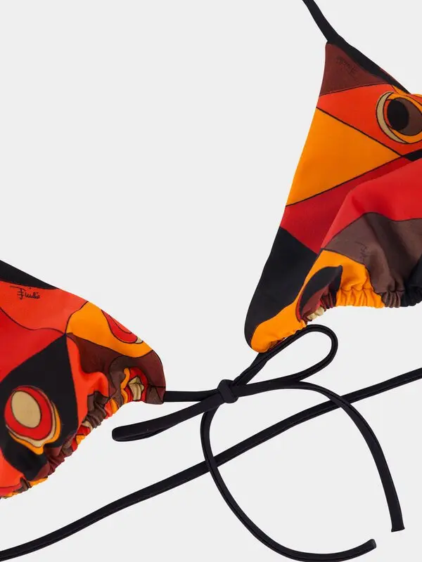 Emilio Pucci Triangle Bikini Top