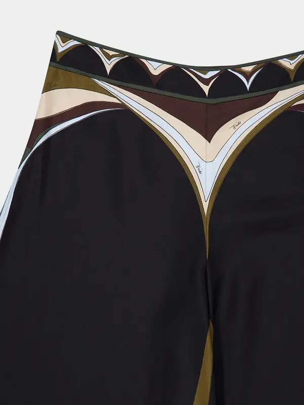 Emilio Pucci Fari Print Silk Palazzo Pants - Multicolour