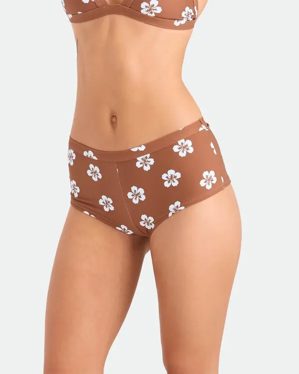 Volcom Coco Retro Bloom Surf Shorts - Java Brown