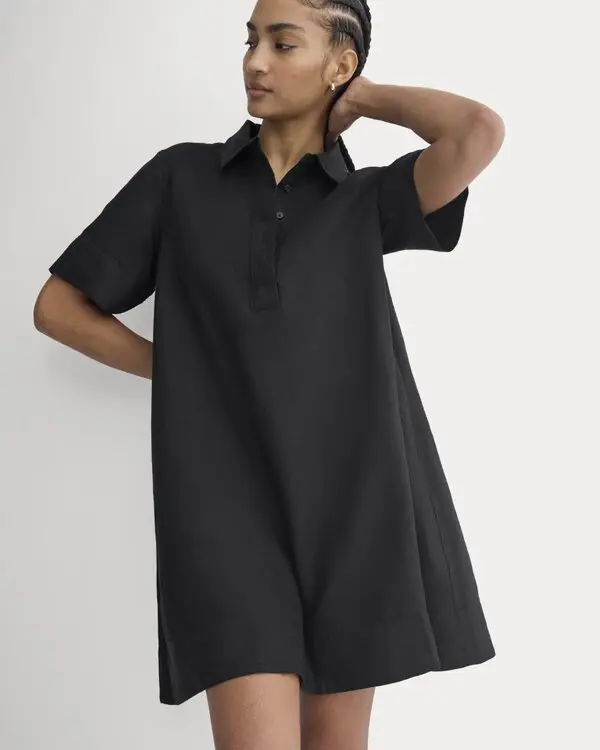 Everlane Linen Mini Popover Shirtdress