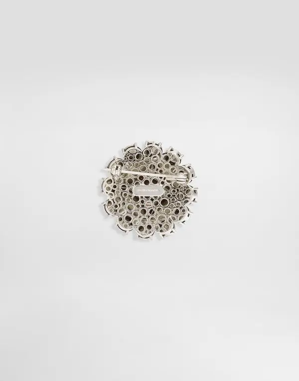 Dolce & Gabbana Brooch With Rhinestones