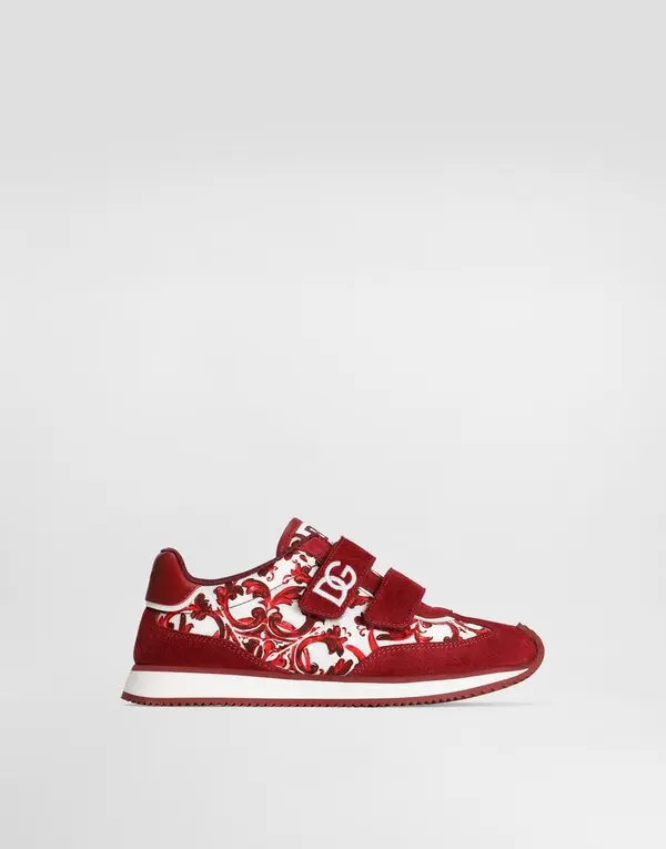 Dolce & Gabbana Majolica-print Nylon Dg Cushion Sneakers
