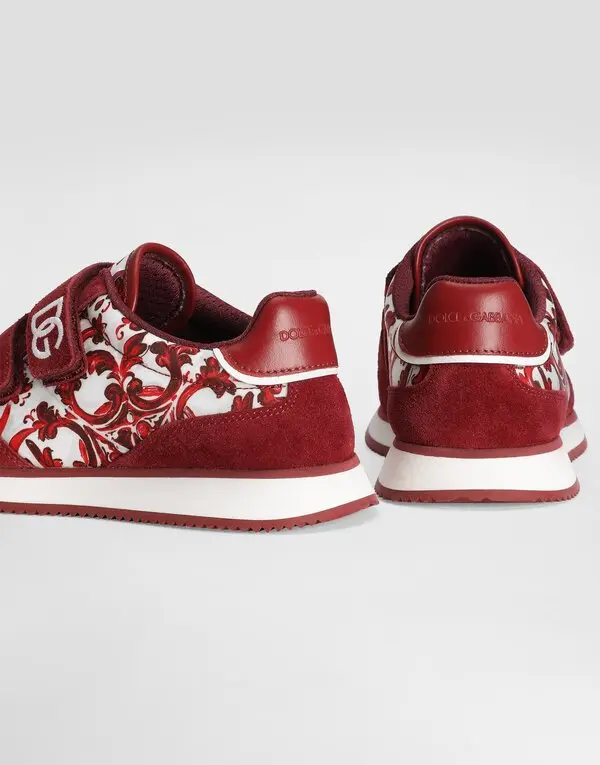 Dolce & Gabbana Majolica-print Nylon Dg Cushion Sneakers