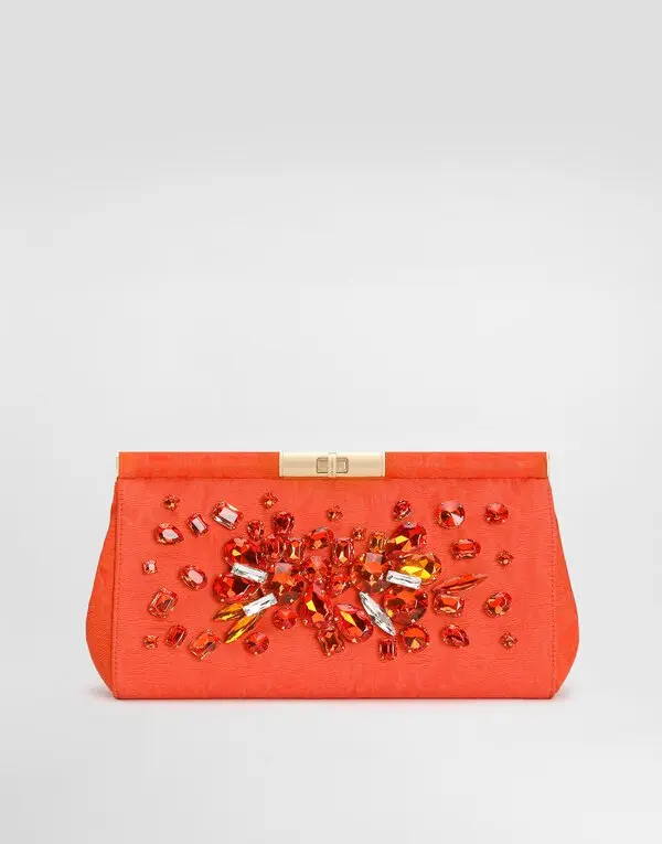 Dolce & Gabbana Marlene Shoulder Bag In Embroidered Brocade - Multicolor
