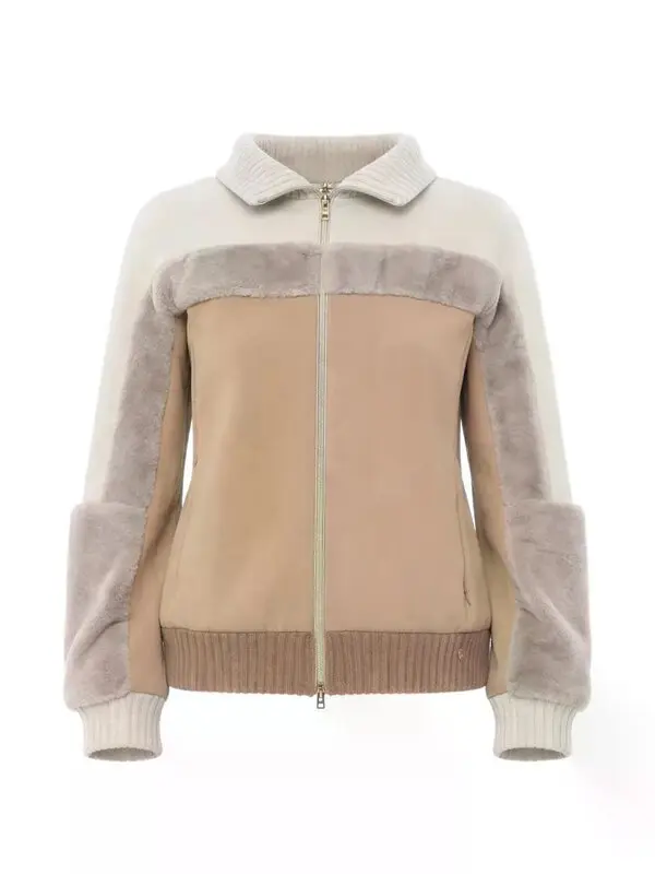 Herno Faux-fur Insert Jacket - Neutrals