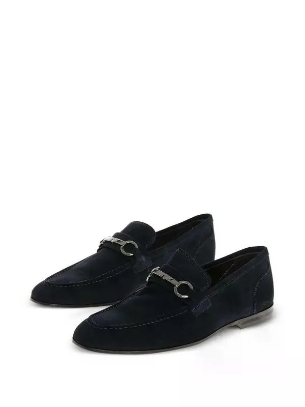 Corneliani Round-toe Suede Loafers