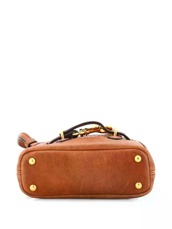 Miu Miu Aventure Leather Mini Tote Bag