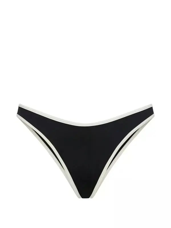 MC2 SAINT BARTH Contrast Trim Bikini Bottoms