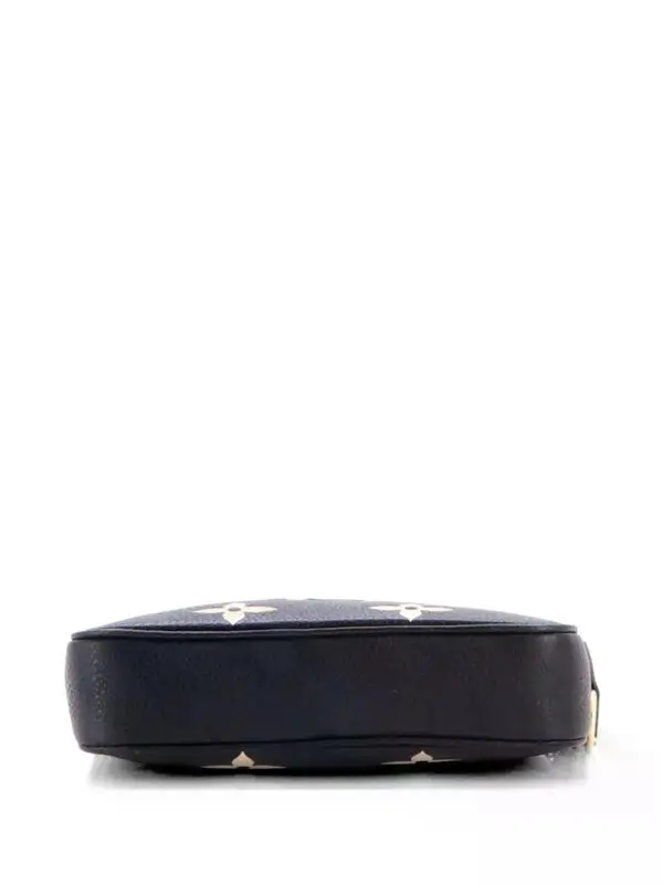 LOUIS VUITTON Pochette Accessoires Bicolor Monogram Empreinte Giant Mini Clutch Bag