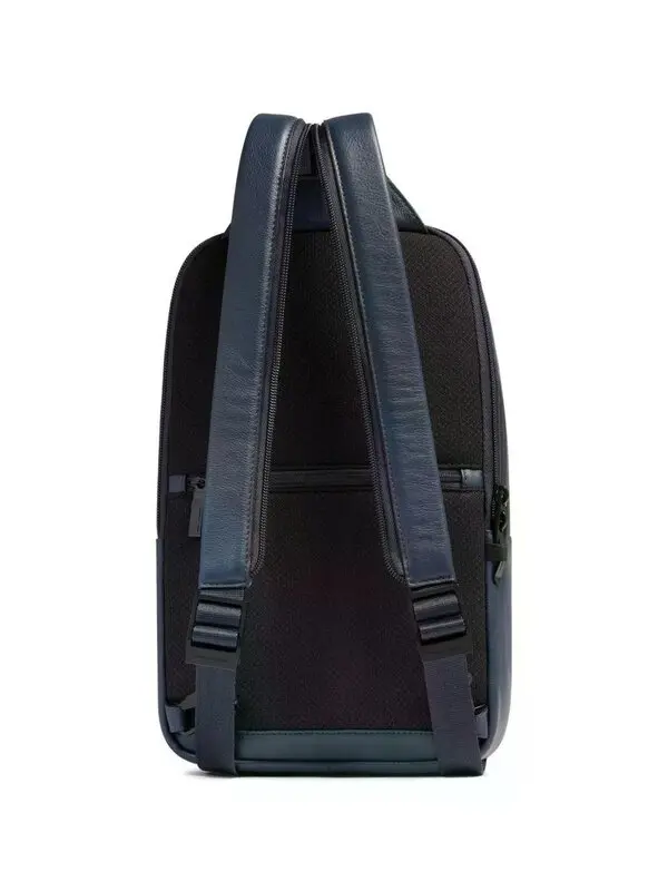 PIQUADRO Convertible Leather Shoulder Bag