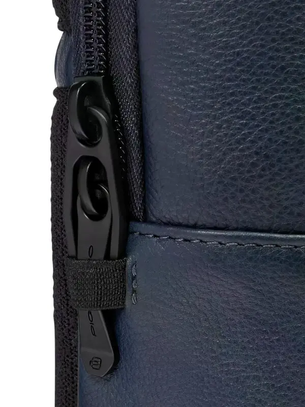 PIQUADRO Convertible Leather Shoulder Bag