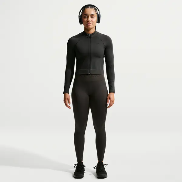 Nike Pro Seamless Full-zip Training Top