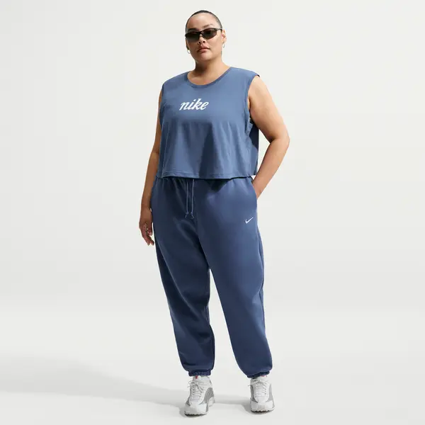 Nike Phoenix Fleece High-waisted Oversized Sweatpants - Blue