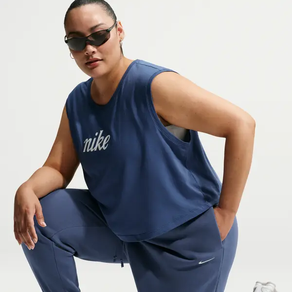 Nike Phoenix Fleece High-waisted Oversized Sweatpants - Blue