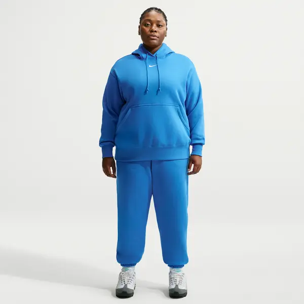 Nike Phoenix Fleece High-waisted Oversized Sweatpants - Blue