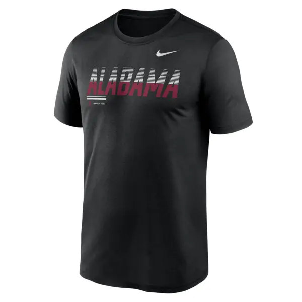 Nike Alabama Sideline Legend Dri-fit College T-shirt - Black