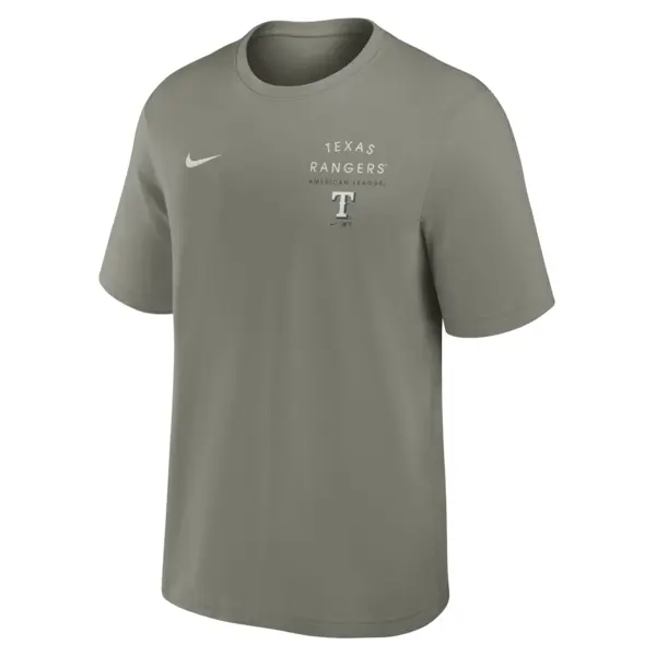 Nike Texas Rangers Primary Dri-fit Mlb T-shirt - Grey