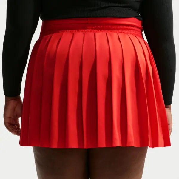 Nike Pleated Taffeta Skirt - Red