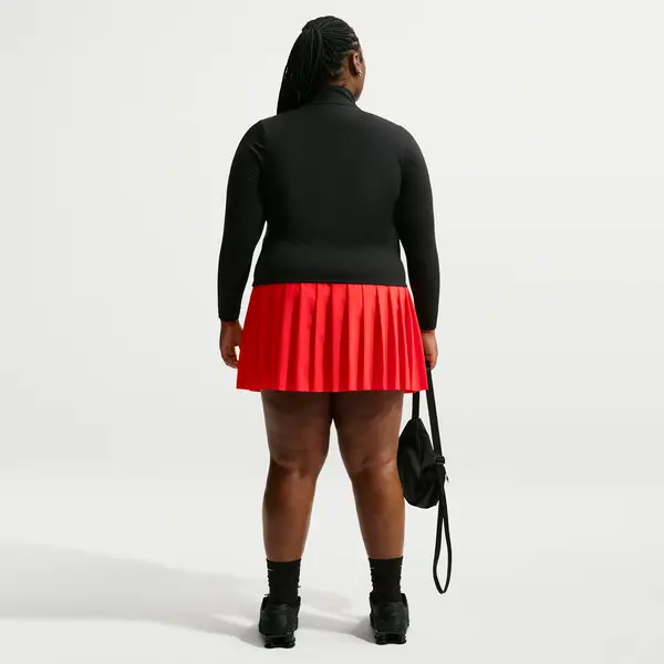 Nike Pleated Taffeta Skirt - Red