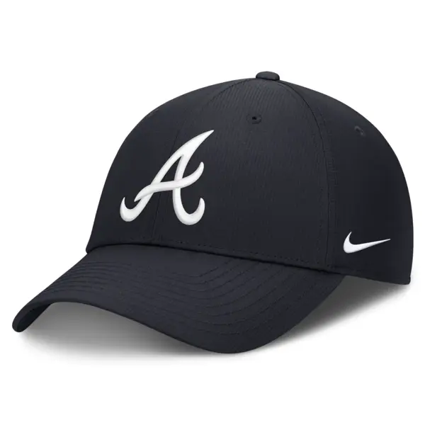 Nike Atlanta Braves Club Dri-fit Mlb Adjustable Cap - Blue
