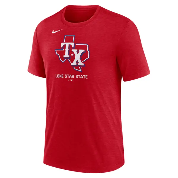 Nike Texas Rangers Logo Mlb T-shirt - Red