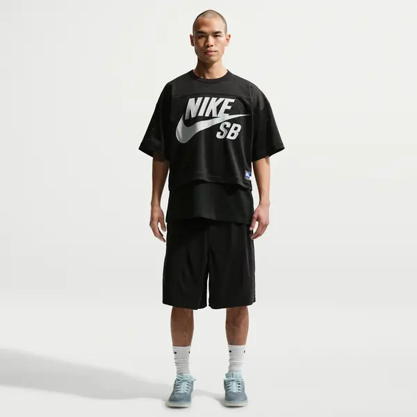 Nike Skate Shorts With Belted Waist - Black