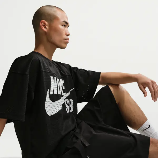 Nike Skate Shorts With Belted Waist - Black