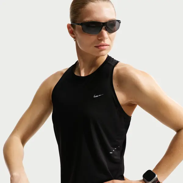 Nike Swift Breathe Dri-fit Running Tank Top - Black