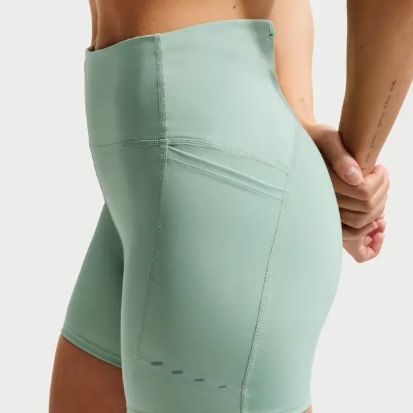 Nike Swift High-waisted 4" Tight Running Shorts With Pockets