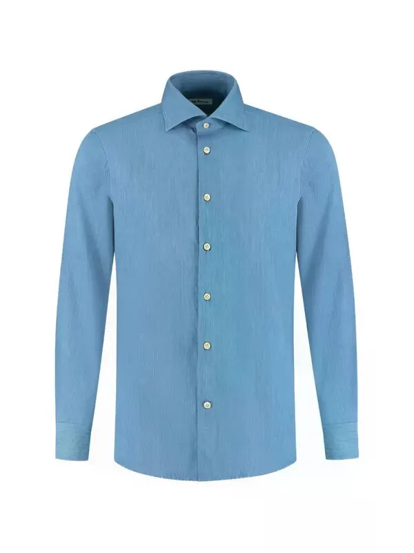 Kiton Long-sleeved Shirt - Blue