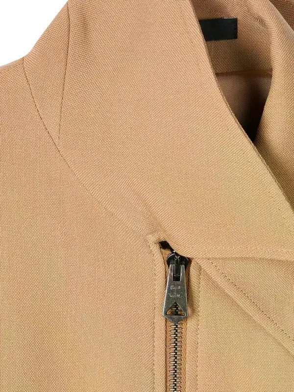 Paul Smith Zip-up Pointed-collar Blazer - Neutrals