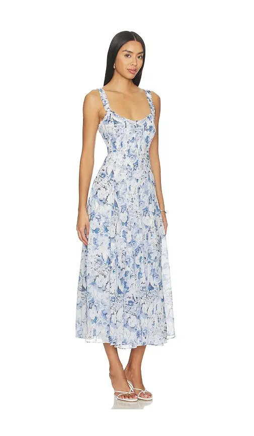 Cinq À Sept Heirloom Petals Marmo Dress