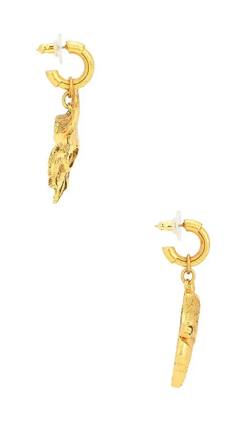 ELIZABETH COLE Rowdy Earrings Metallic