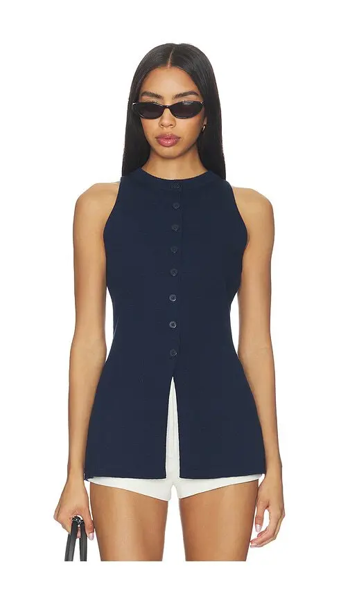 ALIGNE Daphne Knit Sleeveless - Navy
