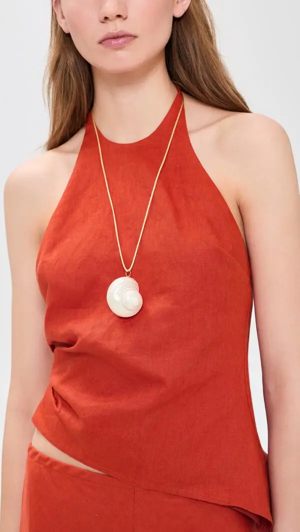 Anni Lu Shell Lariat Necklace