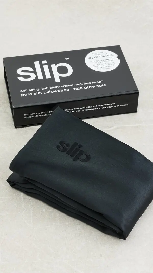 Slip Pure Silk Pillowcase With Hidden Zip Closure