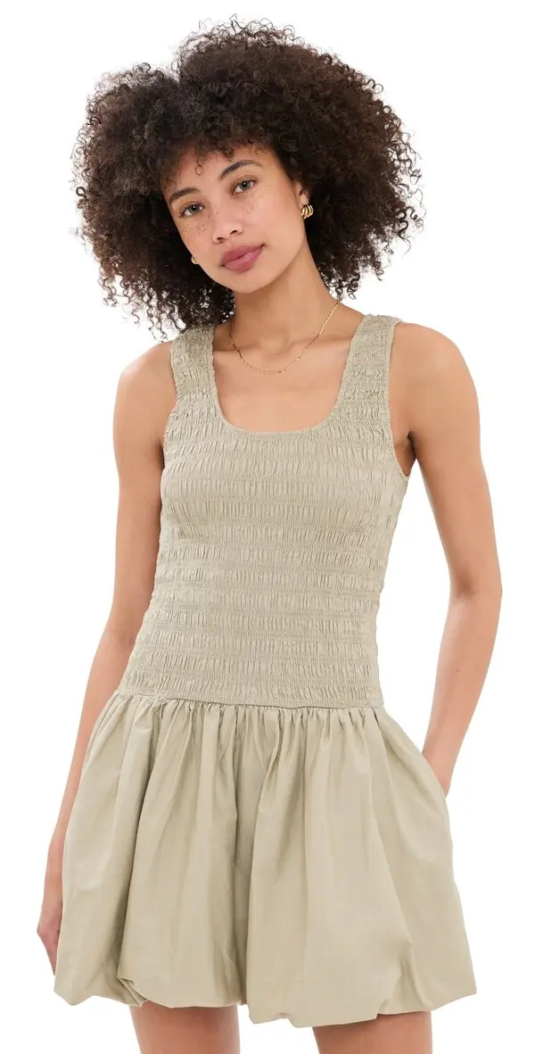 PISTOLA Ilona Bubble Hem Dress - Mist