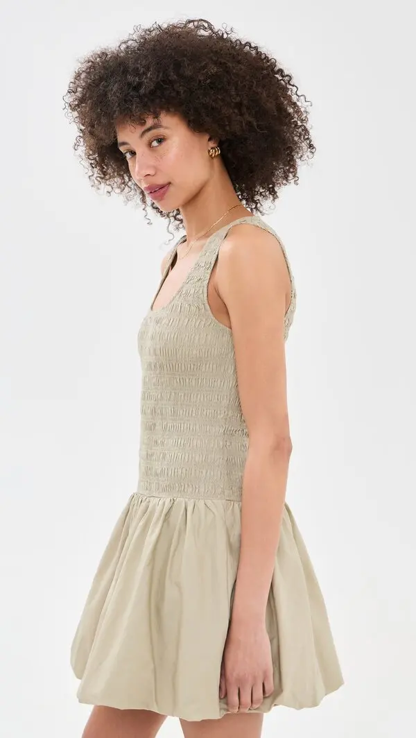 PISTOLA Ilona Bubble Hem Dress - Mist