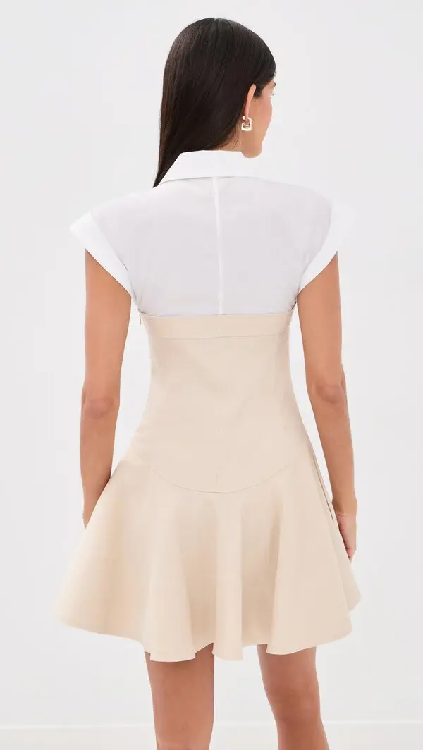 Simkhai Sundae Linen Blend Mini Dress