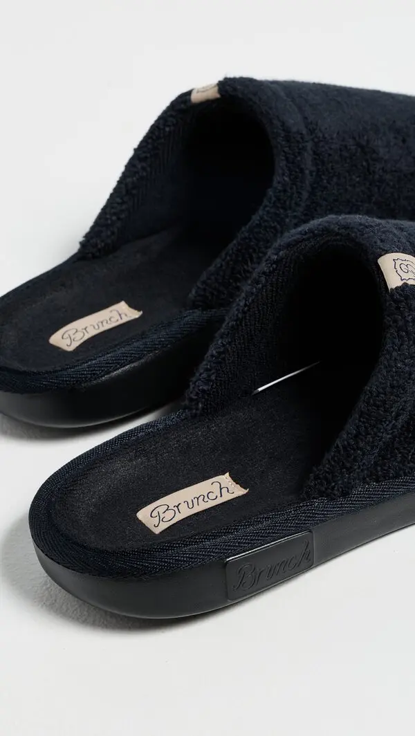 BRUNCH Essential Terry Cloth Slippers