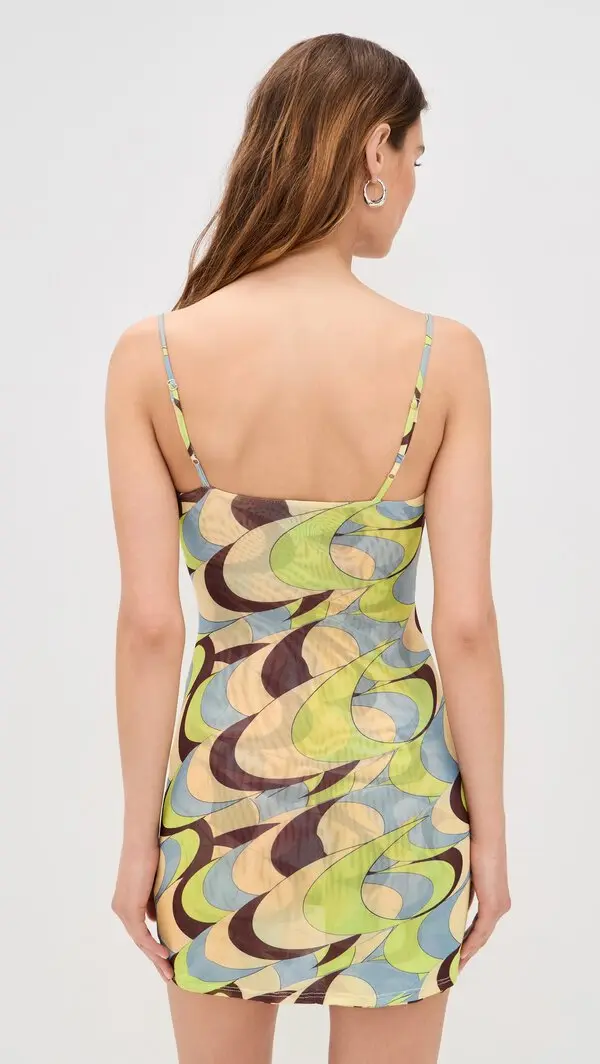RESA Micro Mini Dress With Graphic Print