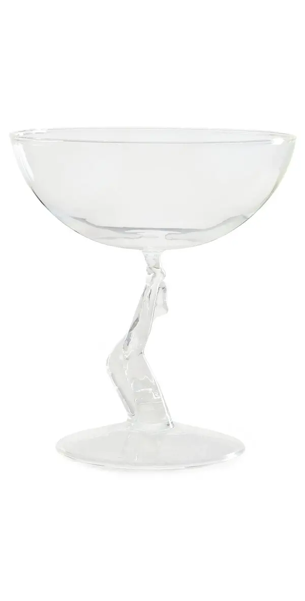 FAZEEK Tiptoe Coupe Glass Set - Clear