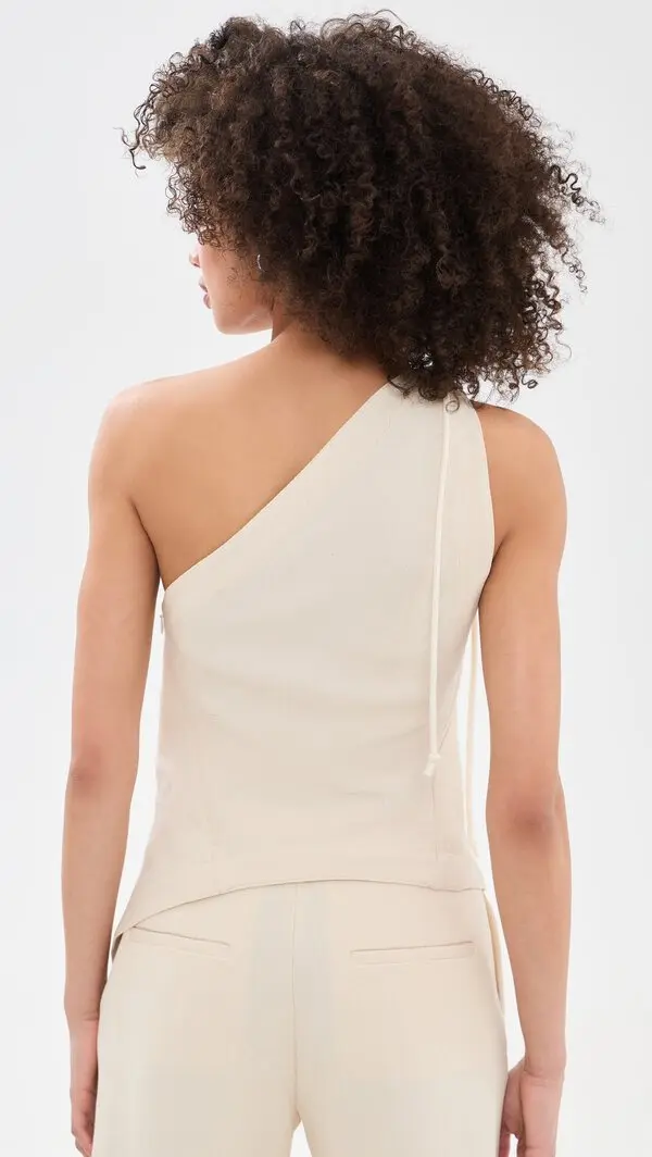 Helmut Lang Asymmetrical One-shoulder Top