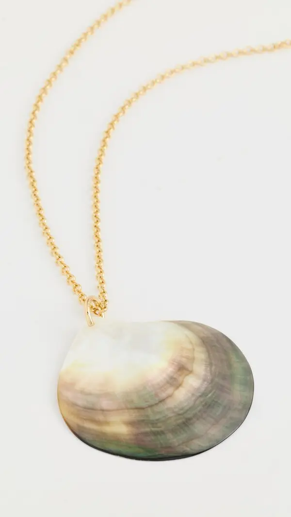 Anni Lu Golden Shell Pendant Necklace