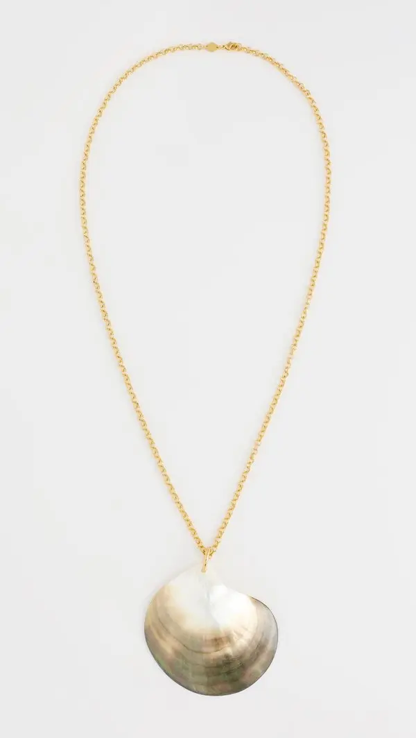 Anni Lu Golden Shell Pendant Necklace