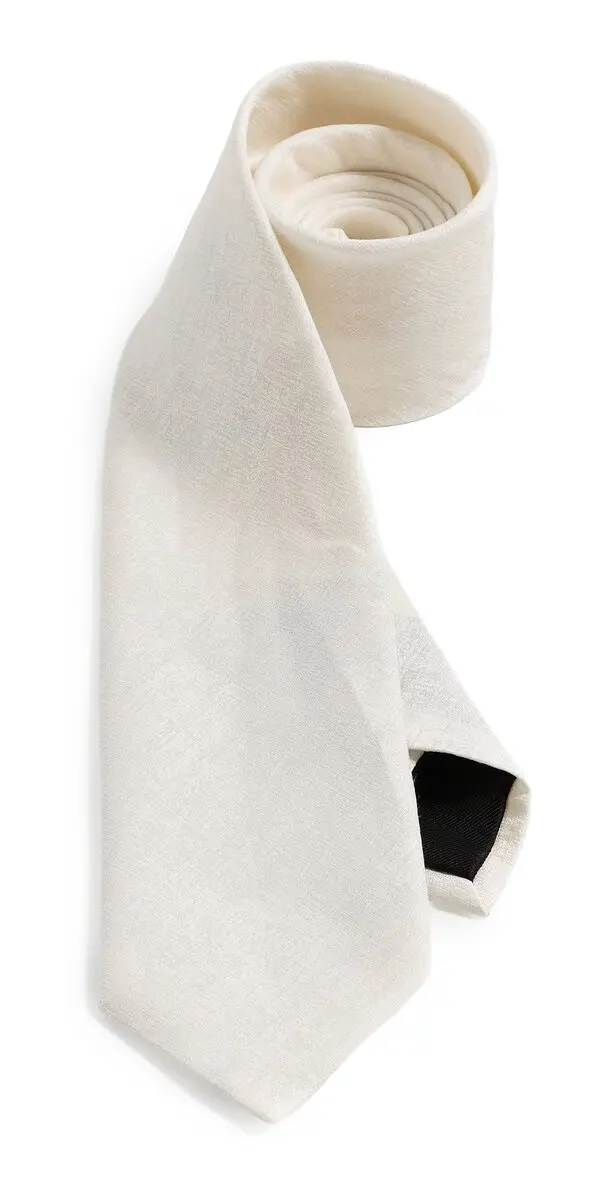 BOSS Linen Silk Blend Neck Tie - Natural