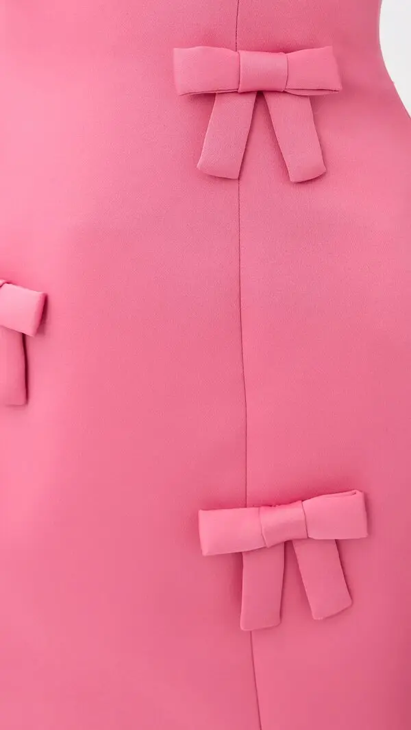 LEO LIN Roselle Bow Mini Dress