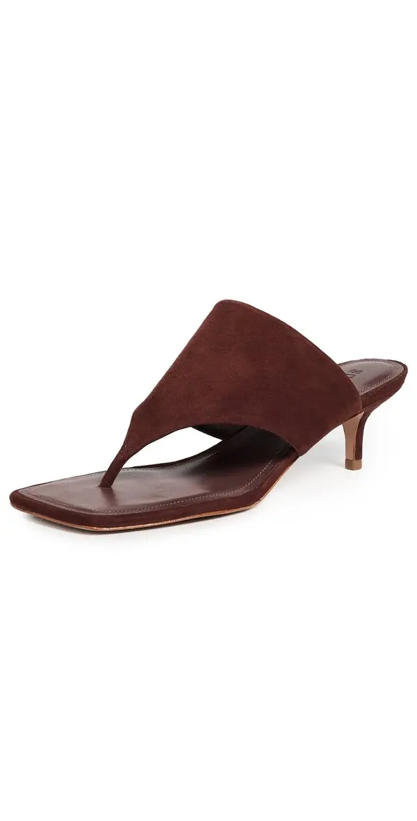 Schutz Sage Stiletto Sandals - Root Brown